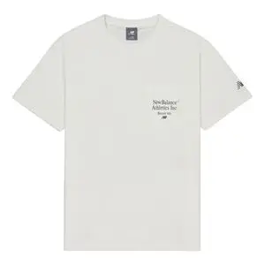 NEW BALANCE Essentials Athletic Club T-shirt Asia Sizing - White