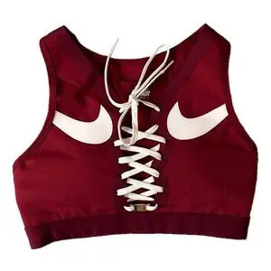 Nike Dri-fit Swoosh Air Force 1 Sports Bra 'red White