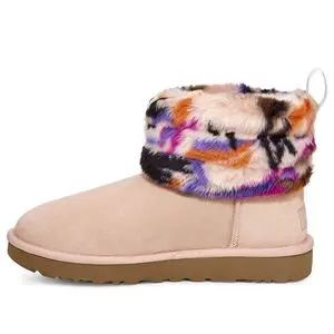 UGG Fluff Mini Quilted Motlee Boots - Light Pink