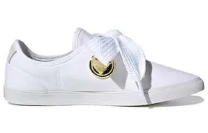 Adidas Sleek Low Sneakers With Gold Metallic Detail