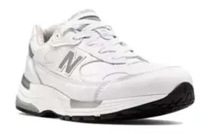 NEW BALANCE 992 Made In Usa Athletic Sneakers - White/gray