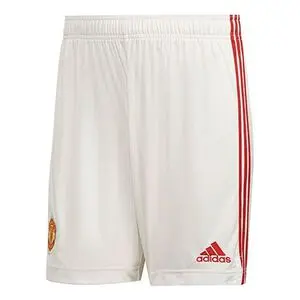 Adidas Manchester United Football Shorts - White/red