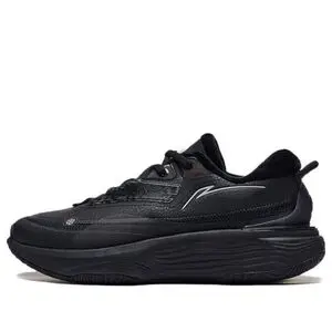 LI-NING Soft Warm Fleece Sneakers - Black/silver