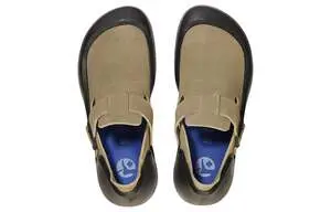 BIRKENSTOCK Reykjavik Buckled Nubuk Leather Shoes - Tan/black