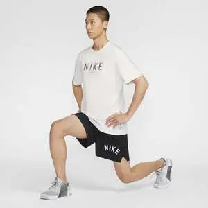 Nike Dri-fit Uv T-shirt With Graphic Detail - White