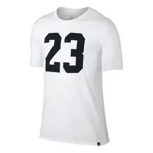 JORDAN Iconic 23 T-shirts 'white Black - White/black