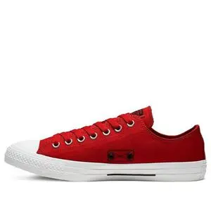 CONVERSE Chuck Taylor All Star Flight School Low Top Sneakers - Red/white