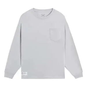 LI-NING Lifestyle Classic Cotton Long Sleeve Top - Grey