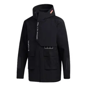 Adidas Tech Outr Jkt Hooded Jacket - Black