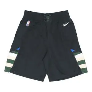 Nike Milwaukee Bucks Basketball Shorts - Black