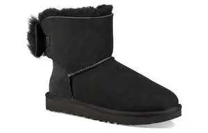 UGG Fluff Bow Mini Boots
