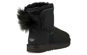 UGG Fluff Bow Mini Boots
