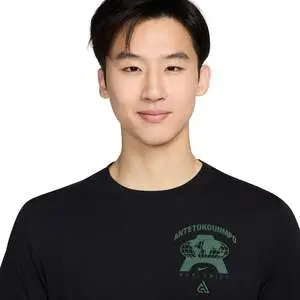 Nike Giannis M90 Basketball T-shirt Asia Sizing - Black