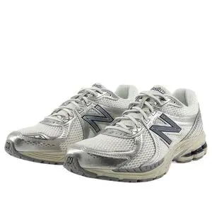 NEW BALANCE 860 Athletic Sneakers - White/silver
