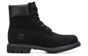 Timberland Premium Inch Nubuck Lace-up Boots - Black
