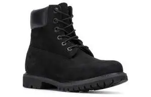 Timberland Premium Inch Nubuck Lace-up Boots - Black
