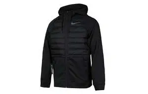 Nike Stay Warm Solid Color Sports Training Hooded Padded Jacket