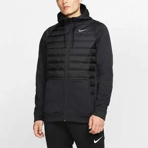 Nike Stay Warm Solid Color Sports Training Hooded Padded Jacket