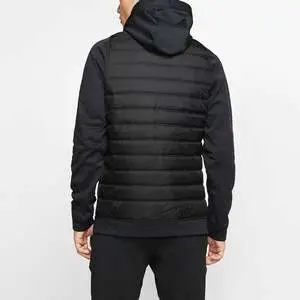 Nike Stay Warm Solid Color Sports Training Hooded Padded Jacket