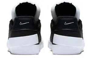 Nike Drop Type Lx "unfinished" Low Top Sneakers - Black/white