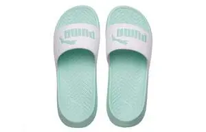 PUMA Popcat Slides - White/green