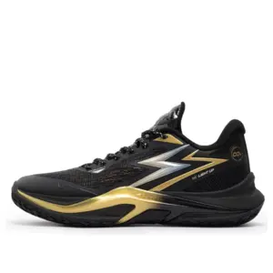 361 DEGREES Light Up 1" Sneakers - Black/gold