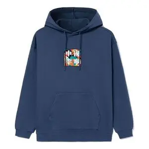 LI-NING Box Logo Hoodie - Navy/multi-color
