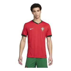 Nike Portugal 24/25 Stadium Home Replica Soccer Jersey - Red