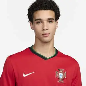 Nike Portugal 24/25 Stadium Home Replica Soccer Jersey