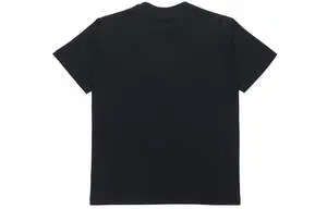 A BATHING APE Half Zip Shark Tee - Black