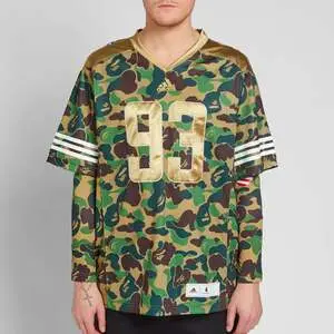 Adidas A Bathing Ape X Sb Jersey Camouflage