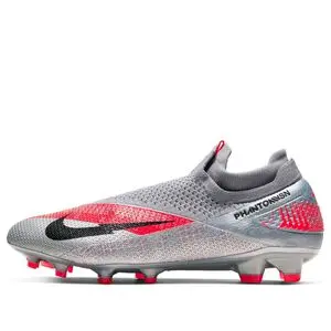Nike Phantom Vision 2 Elite Dynamic Fit Fg Firm Ground Soccer Cleats - Silver/grey/red