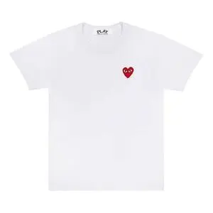 Play Comme Des Garcon Heart T-shirt - White