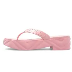 Gucci Thong Platform Sandal - Pink