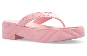 Gucci Thong Platform Sandal - Pink