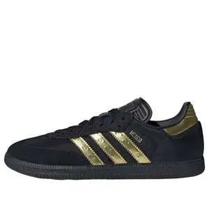 Adidas Samba Mexico Sneakers - Core Black/gold Metallic