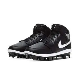 JORDAN 1 Retro Mcs High Top Cleats - Black