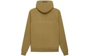 Fear Of God Pullover Logo Hoodie - Tan