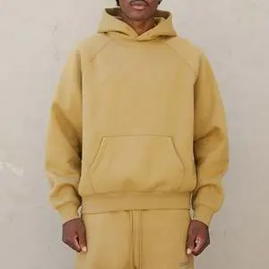 Fear Of God Pullover Logo Hoodie - Tan