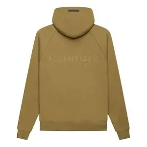 Fear Of God Pullover Logo Hoodie - Tan