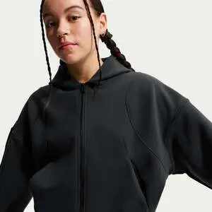 Nike Therma-fit Knit Full-zip Hoodie - Black
