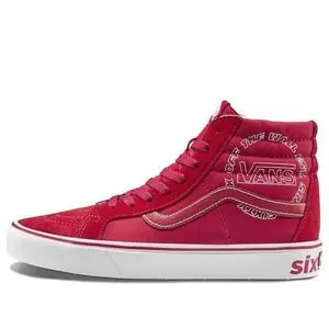 VANS Comfycush Sk8-hi Reissue High Top Sneakers - Red/white