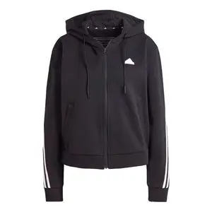 Adidas Future Icons 3-stripes Full Zip Hoodie - Black
