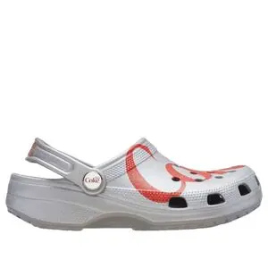 CROCS X Coca-cola Classic Clogs 'diet Coke - Silver/red