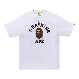 A BATHING APE Ninja College Tee - White