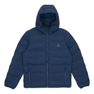 Adidas Hooded Down Jacket - Blue