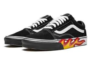 VANS Old Skool Flame Cut Out Low Top Sneakers