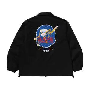 A BATHING APE Space Ape Relaxed Fit Coach Jacket