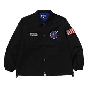 A BATHING APE Space Ape Relaxed Fit Coach Jacket
