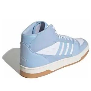 Adidas Break Start Mid High Top Sneakers - Blue/white